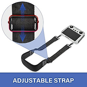 STARTRC Mini 3 RC Controller Lanyard Nylon Braided Neck Strap for DJI Mini 3 Pro RC Controller Accessories