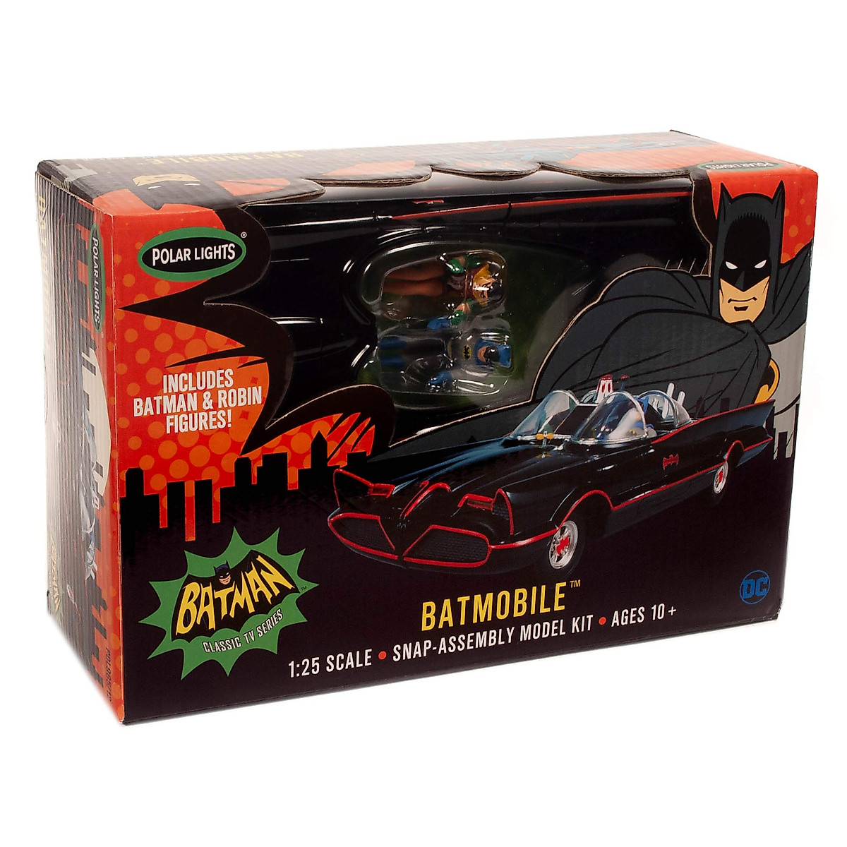 Polar Lights 1966 Batmobile 1:25 Scale Snap Model Kit (POL965)