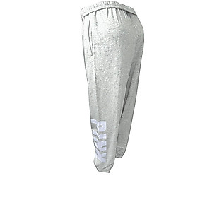 Victoria's Secret Pink Fleece Baggy Campus Sweatpants Color Gray New (as1, Alpha, x_l, Regular, Regular)
