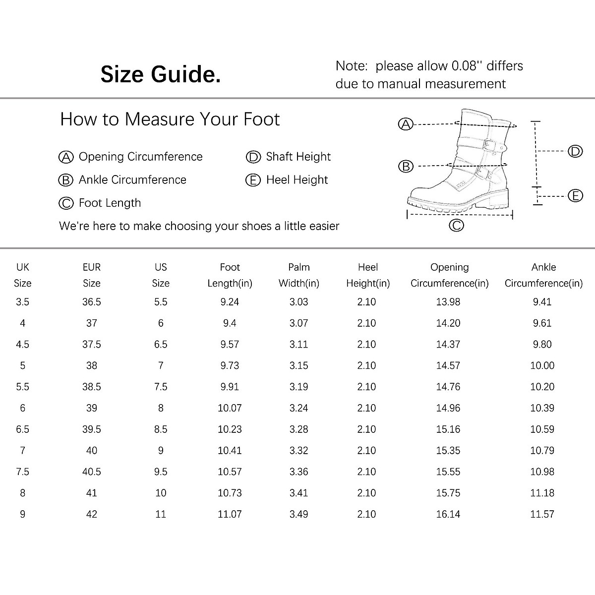 GLOBALWIN Lace up Mid Calf Motorcycle Fashion Festival Boots Combat Riding Military Boots for Women Grey Size 8