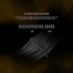 MEG Ai1300P PCIE 5 & ATX 3.0 Gaming Power Supply - Full Modular - 80 Plus Platinum Certified 1300W - 100% Japanese 105°C Capacitors - Compact Size - ATX PSU