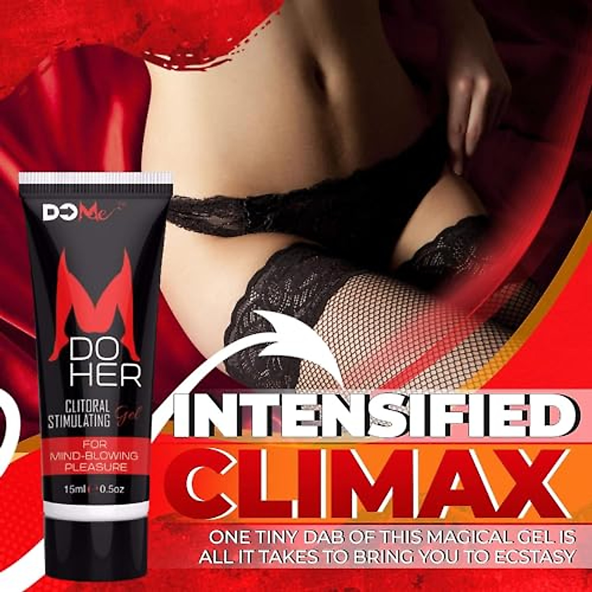BLOWOUT! Do Me Premium Female Arousal Gel - DO HER - Clitoral Stimulating Gel for Intense, Mind Blowing Pleasure for Women - Essential Female Arousal Product for Bedroom Action (0.5oz)