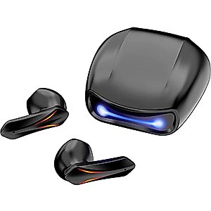 Gaming Wireless Earbuds,3D Touch Bluetooth 5.2 in-Ear Game Earphones with Microphone 40ms Low Latency IPX7 Waterproof，with Breathing Light,360°Stereo Sound & Deep Bass Bluetooth Gaming Earbuds