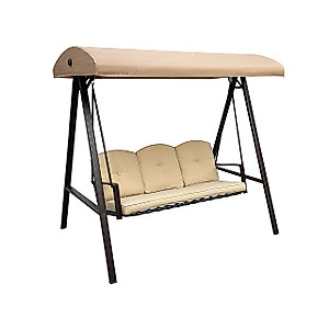 ALISUN Replacement Canopy Top for Model#GSS00132D Cunningham 3-Seater Patio Swing (Top Only)
