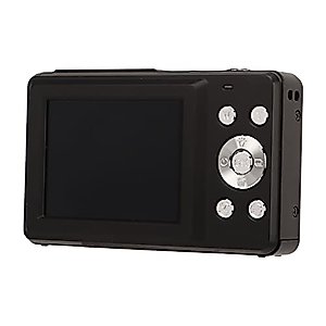 Compact Digital Camera, HD 1080P Type C Charging 44M Digital Camera for Photo for Travel (Black)