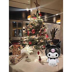 Kawaii Anime Balloons Cartoon Balloons Aluminum Film Balloons For Birthday Party Daily party Cosplay Fans (Black)