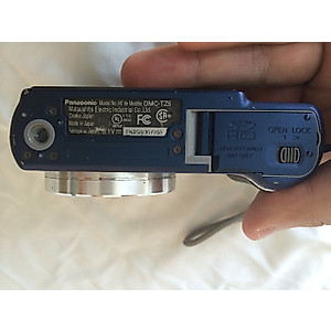 Panasonic Lumix DMC-TZ5A 9.1MP Digital Camera with 10x Wide Angle MEGA Optical Image Stabilized Zoom (Blue)