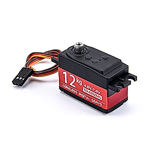 Waterproof 12kg Servo 180 Dgree Metal Gear High Speed Digital Servo Motor for Helicopter Tail Robot Car Drone Boat