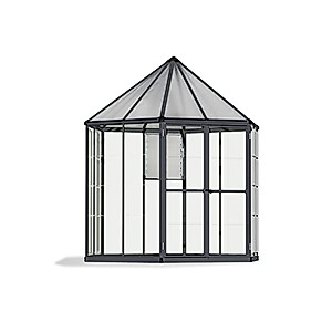 Palram - Canopia Oasis Greenhous - 7' x 8' x 9' - Gray