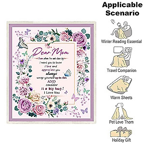 Onecmore Gifts for Mom Mothers Day Birthday Romantic Gifts for Mom Blanket,Mom Valentines Day Gifts,Mom Romantic Gifts, Mom Gifts from Daughter Son,New Mom Gifts for Women Gifts for Mom Throw Blanket