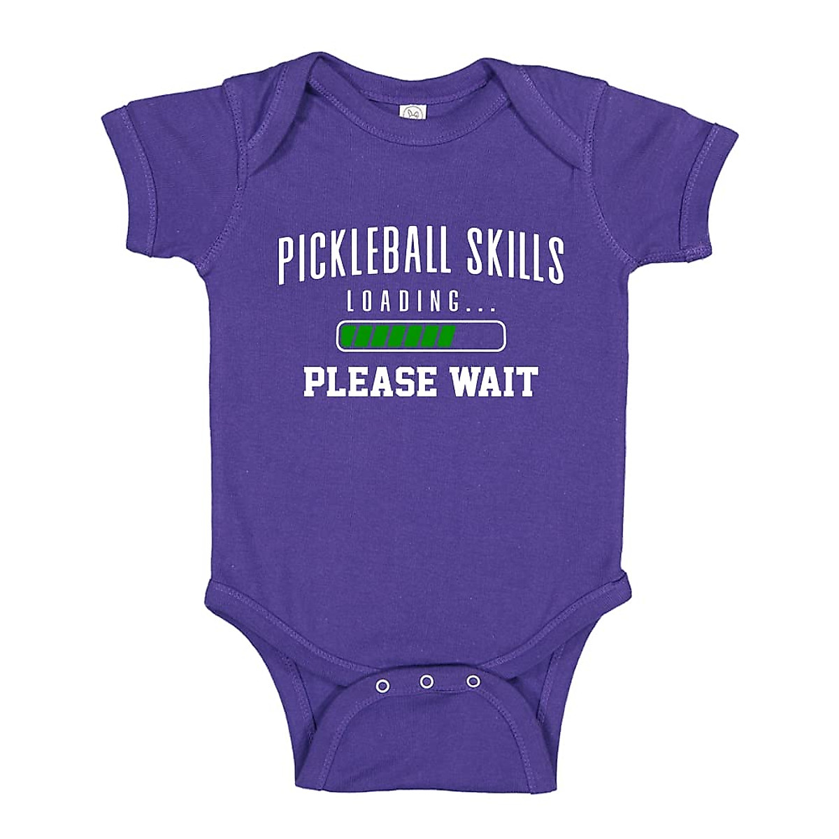 Pickleball Skills Loading Please Wait Baby Bodysuit One Piece 18 mo Purple