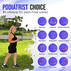 Columbus WFP Scioto X3 Walking Shoes for Women - Extra Comfortable & Everyday Ladies Sneakers - Black/Black, US 10, X Wide