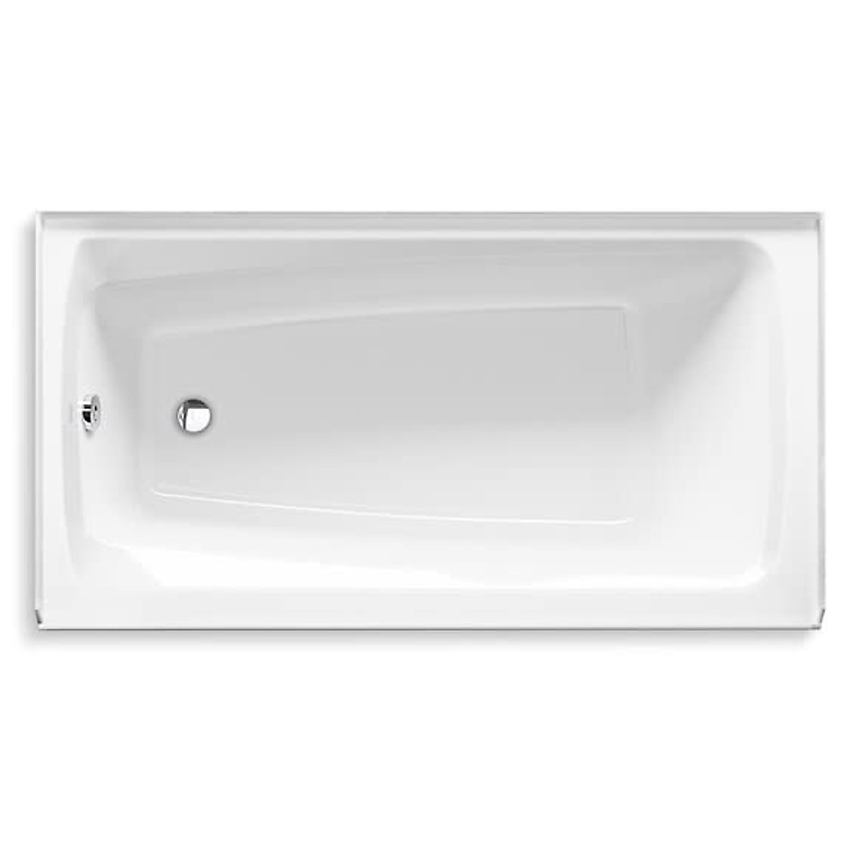 Kohler K-26071-LA-0 Kohler K-26071-LA Irvine 60" x 32" Alcove Bath with Left Hand Drain