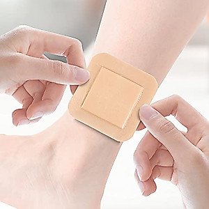 Dimora Silicone Foam Dressing with Border Adhesive 3"x3" Waterproof Wound Dressing Bandage for Wound Care 10 Pack