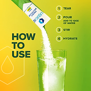 Liquid I.V.® Hydration Multiplier® +Energy - Lemon Ginger - Hydration Powder Packets | Electrolyte Powder Drink Mix | Convenient Single-Serving Sticks | Non-GMO | 1 Pack (14 Servings)