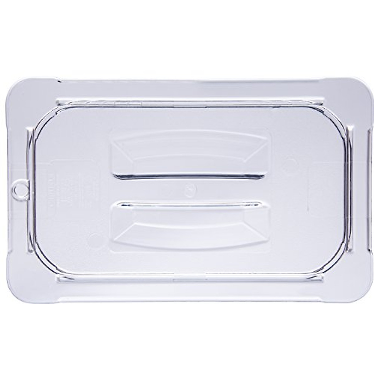 Carlisle FoodService Products 10290U07 StorPlus Quarter Size Polycarbonate Universal Handled Food Pan Lid, Clear