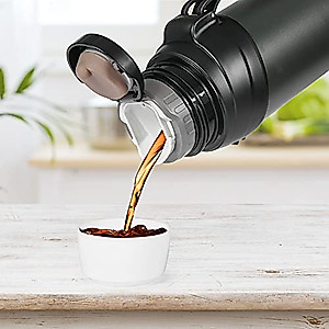 TRY & DO Stainless Steel Water Bottle with Cup 85Oz Vacuum Flask Double-Wall Vacuum Insulated Water Jug for Camping Hiking Travel