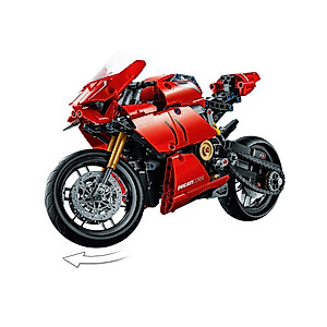 LEGO Technic: Ducati Panigale V4 R 42107 (646 Pieces) 2020 with Valinor Frustration-Free Packaging