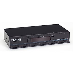 Black Box 4-Port Wizard Desktop KVM Switch DisplayPort USB
