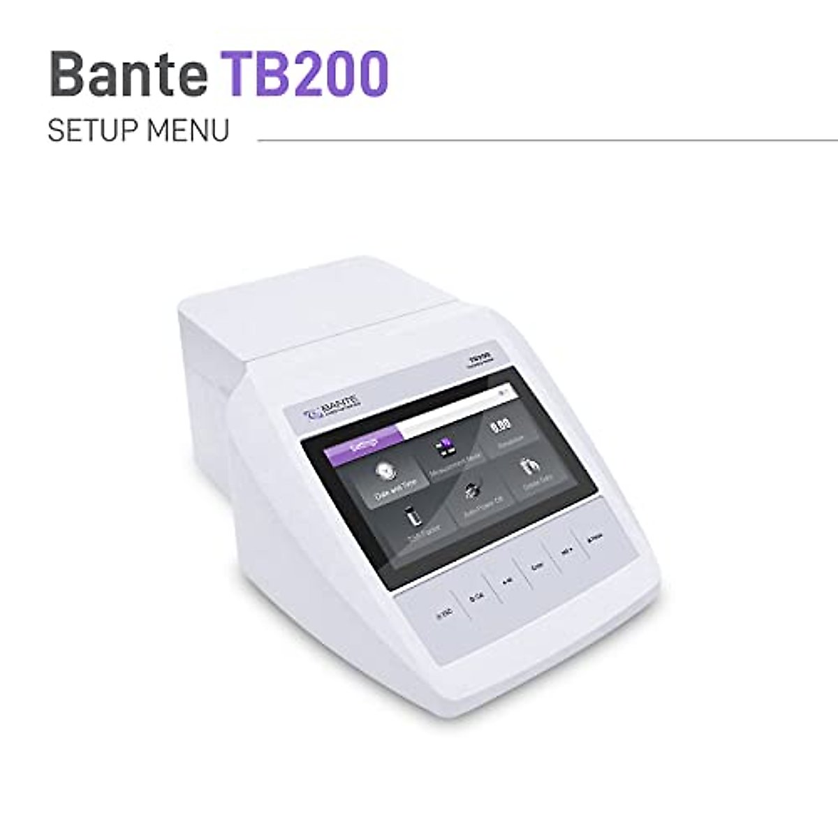 Bante TB200 Laboratory Turbidity Meter | Turbidimeter | 2 to 7 Points Calibration, Selectable TSS Measurement Mode and Turbidity Units, Accuracy ±2%