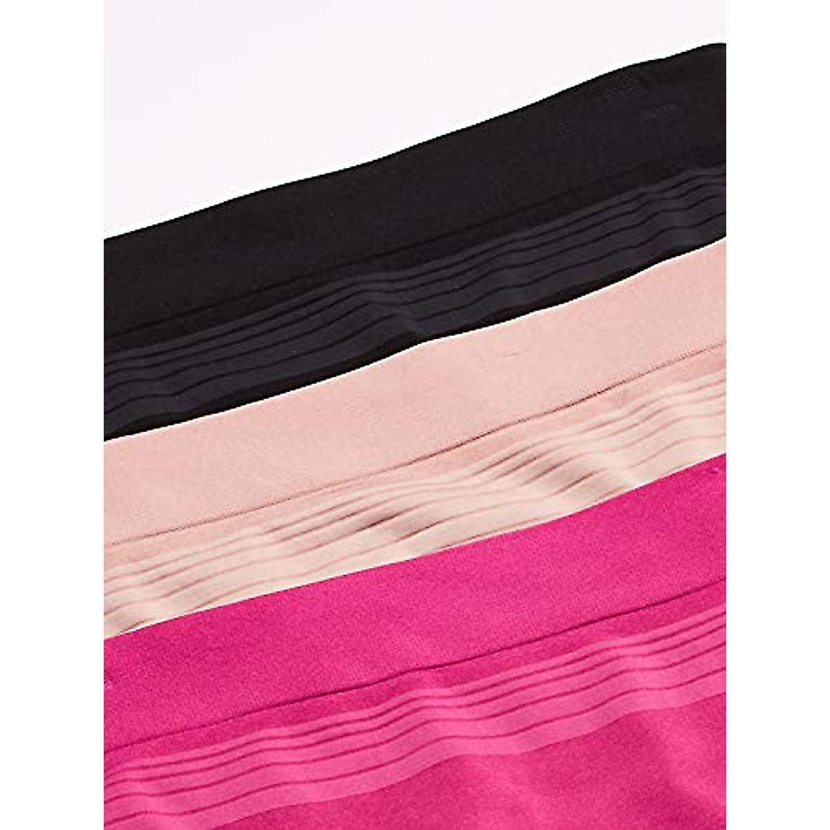 Warner's womens Blissful Benefits Seamless Bikini Panty 3 Pack Briefs, Black/Toasted Almond/Vivacious, XX-Large US