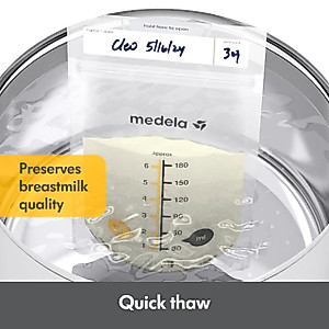 Medela Breast Milk Storage Bags, 100 Count, Ready to Use Breastmilk Bags for Breastfeeding, Self Standing Bag, Space Saving Flat Profile, Hygienically Pre-Sealed, 6 Ounce