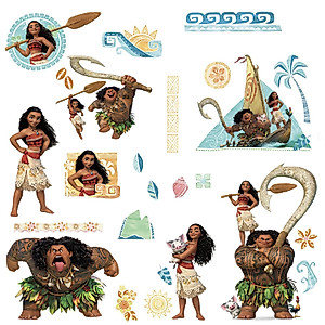 RoomMates Disney Moana Peel and Stick Wall Decals by RoomMates, RMK3382SCS