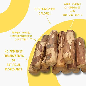 Advance Pet Product Olive Wood Dog Chews, 100% Natural, Repurposed Olive Wood (Medium)