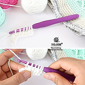 1Pack Size H / 5.0mm Crochet Hook, Super Smooth & Ergonomic for Beginner and Advanced (5.0mm-H)