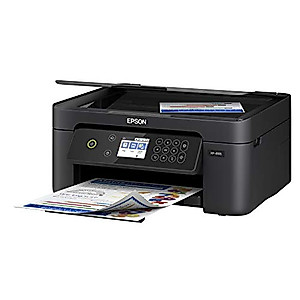 Epson Expression Home XP-4105 All-in-One Wireless Color Inkjet Printer, Black - Print Copy Scan - 2.4" Color LCD, 10.0 ppm, 5760 x 1440 dpi, Auto 2-Sided Printing, Voice Activated
