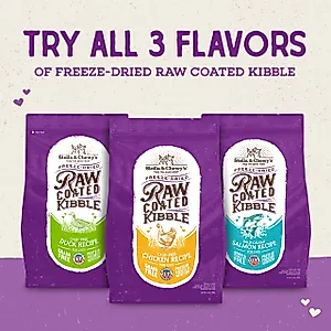 Stella & Chewy's Raw Coated Premium Kibble Cat Food – Grain Free, Protein Rich Meals – Cage-Free Duck Recipe – 5 lb. Bag