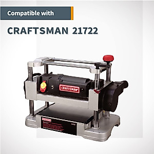 POWERTEC 12 Inch Planer Blades for Craftsman 21722, 21780, Harbor Freight Central Machinery Surface Planer 95082 Planer, Replacement for Craftsman 217220 Planer Knives, Set of 2 (12804)