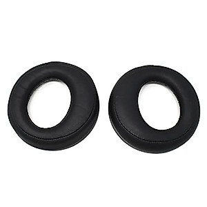 Zotech Leather Replacement Ear Pads Memory Foam Pads for Sony PS4, PS3, PSV Gold Wireless Headphones (Black)