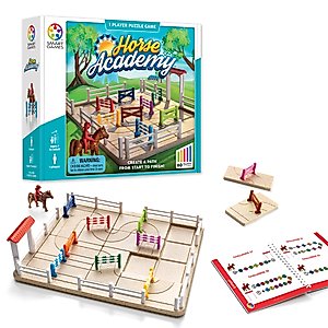 SmartGames Horse Academy Path-Building Game with 80 Challenges for Ages 7 to Adult