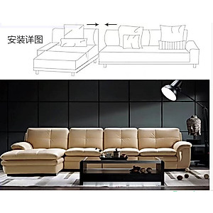 MEICOCO Sectional Sofa Connectors, Universal Sectional Couch Interlocking, Furniture Connector for Sofa, Bed 2 Pair