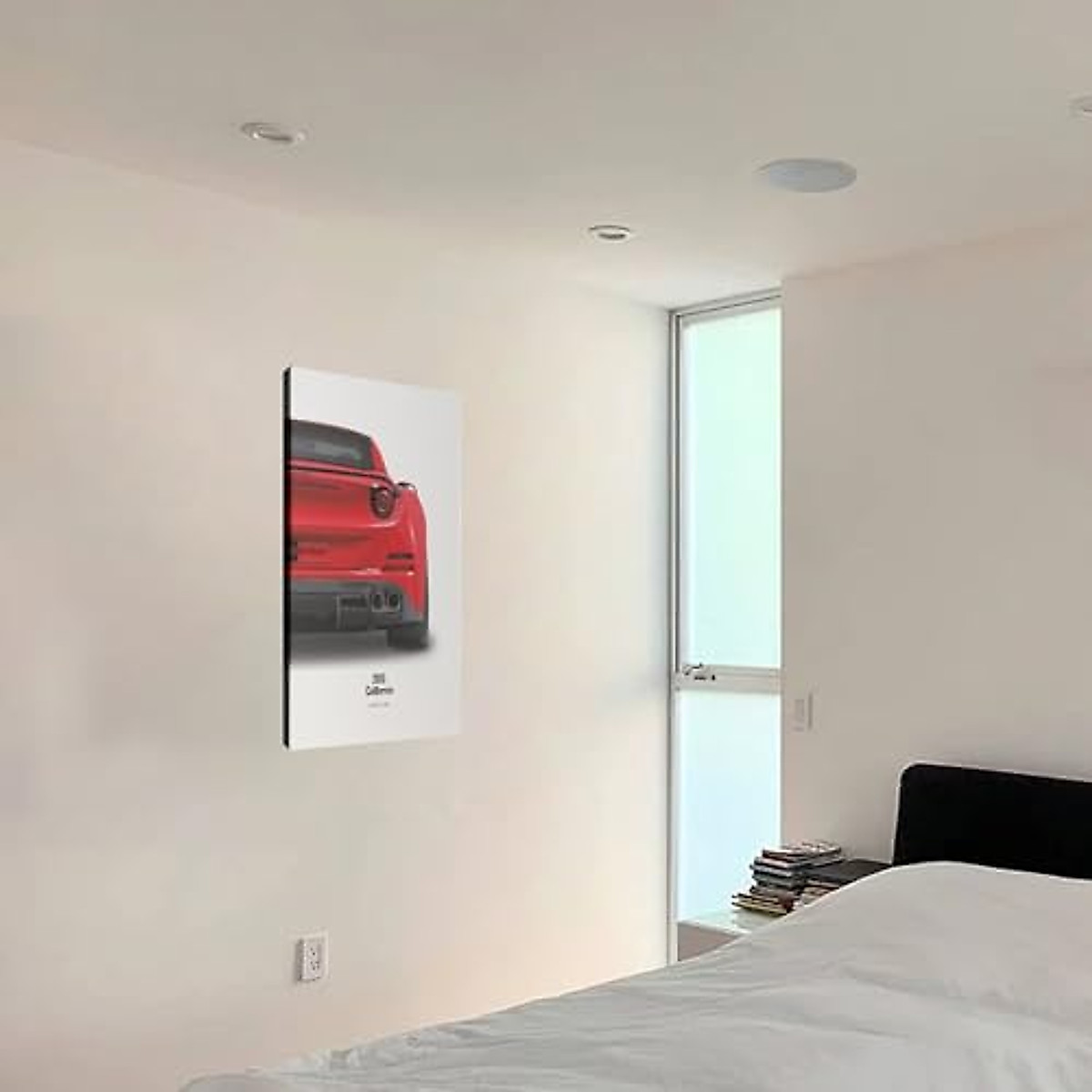 Car Poster Ferrari F40 Supercar Posters Racing Car Canvas Wall Art For Boy's Bedroom SuperCar Wall Decor Frame-style 16x24inch(40x60cm)