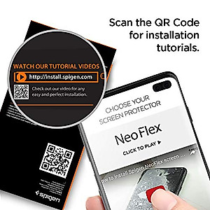 Spigen NeoFlex Screen Protector [TPU Film] Designed for Samsung Galaxy S10 Plus (2019)(2 Pack)