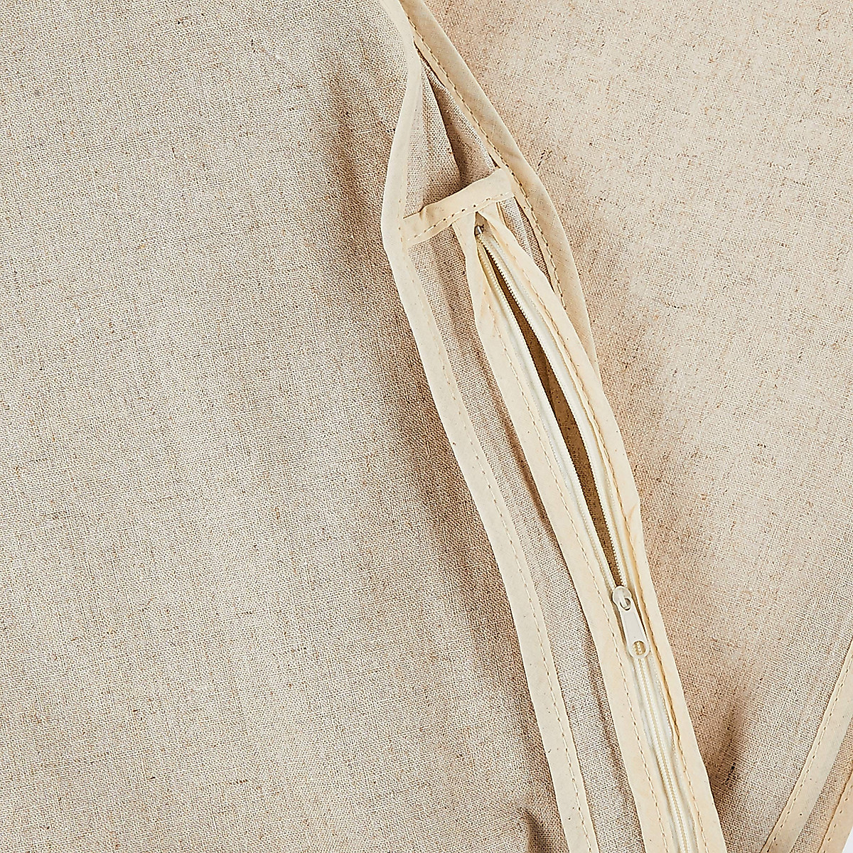 Whitmor Zippered Garment Bag Natural Linen