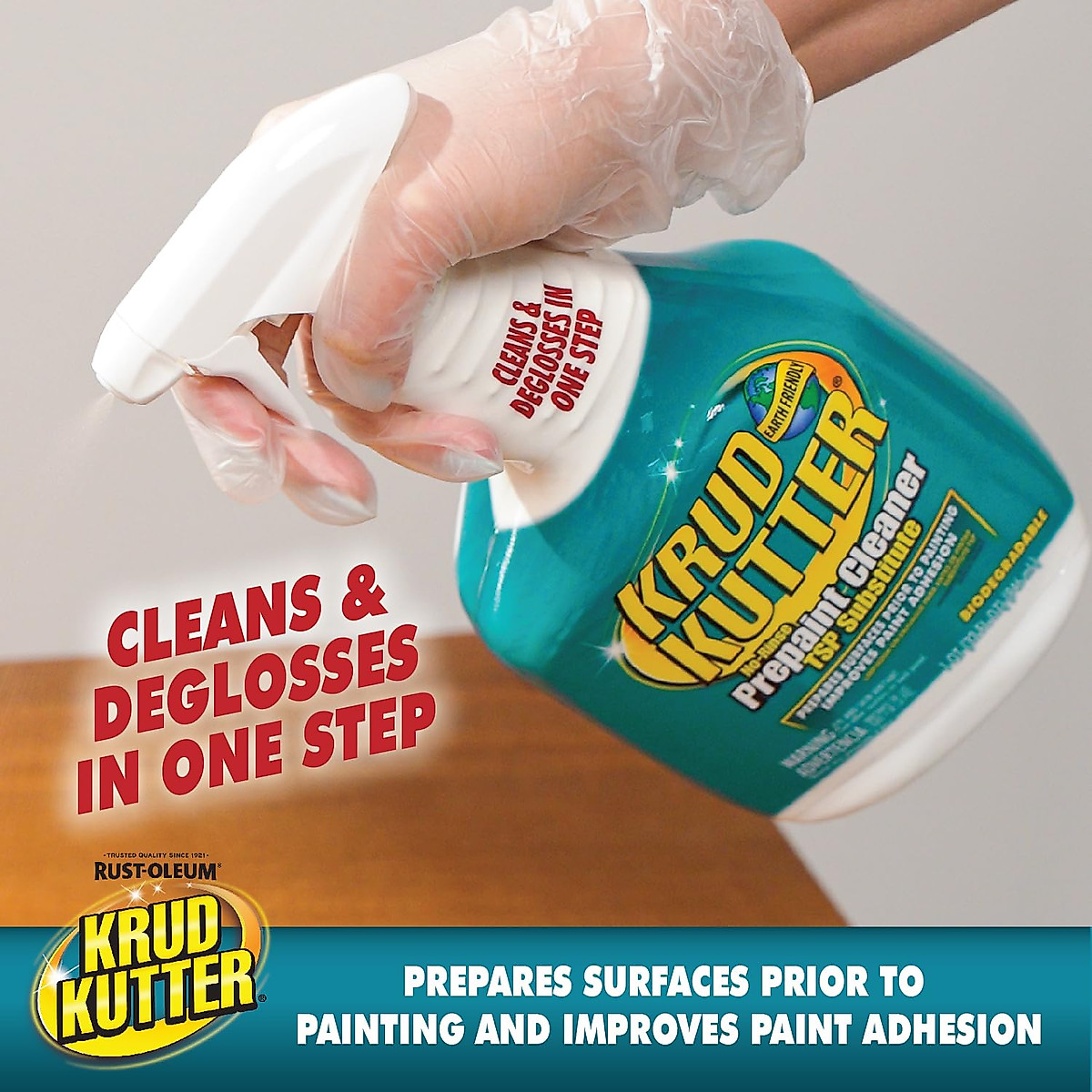 KRUD KUTTER PC326 No-Rinse Prepaint Cleaner/TSP Substitute Spray, 32 Fl Oz