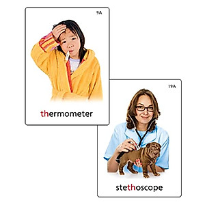 Super Duper Publications | Articulation Photos TH Sound Fun Deck Flash Cards | Educational Learning Resource for Children