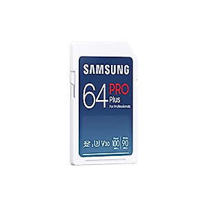 SAMSUNG PRO Plus SD Full Size SD Card 64GB, MB-SD64K/AM