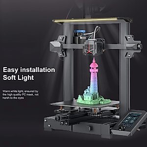 ENOMAKER Creality 3D Printer LED Light Bar Kit for Ende 3 V2 Neo Lighting Strip Upgrade LED Chip,24V Premium Warm White Soft Light, Engergy and Power Saving for Creality Ender 3/Pro/V2/V2 Neo