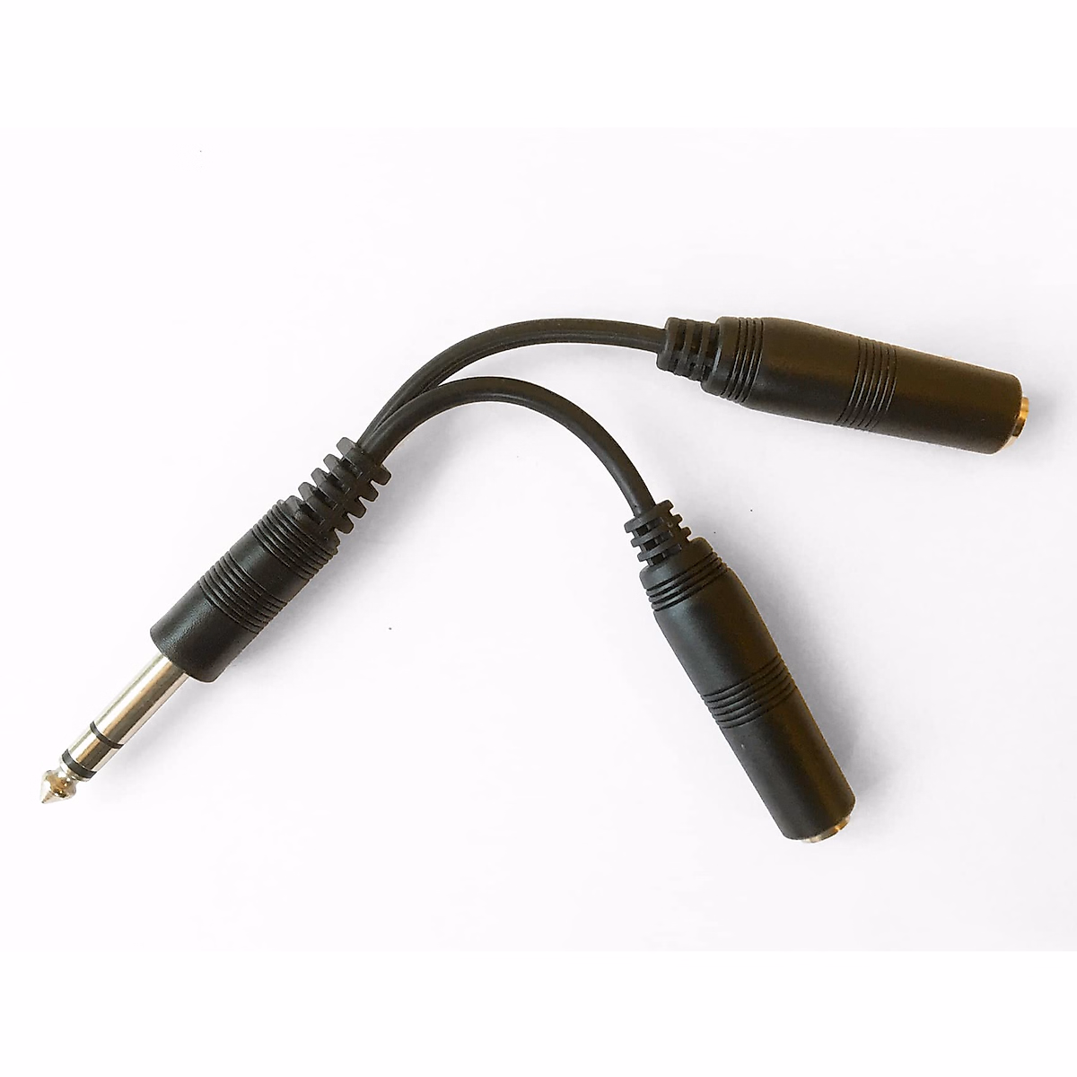 Silverline Y Cable Drum Splitters Compatible with Roland V-Drums - Stereo TRS Male to 2X Mono TS Females