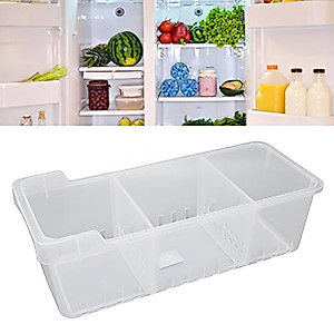 Fridge Organizer Bin, Lidless Refrigerator Organizer Bin Multipurpose Versatile Multi Purpose for Bathroom for Kitchen(S)