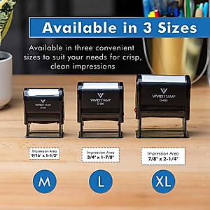 Paid Self Inking Rubber Stamp (Red) - Medium