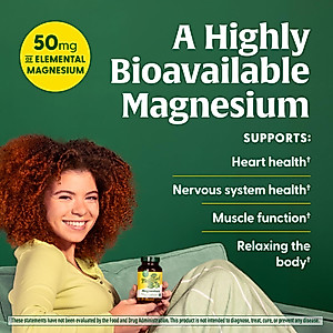 MegaFood Magnesium - Supports heart & nervous system - Magnesium Supplement with fermented Magnesium Glycinate - Vegan, Gluten-Free, Non-GMO and Kosher - Made Without 9 Food Allergens - 60 Tabs