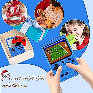 Retro Handheld Game Console, Mini Retro Game Console with 500 Preloaded Classic Games, Portable Handheld Games for Kids Adults, 3.0-Inch Screen, 1200mAh Rechargeable Battery, Support TV & 2 Players