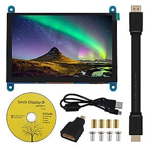 DORHEA 5 inch for Raspberry Pi Display Module 5” Touch Screen 800x480 Pixel Touch Screen HDMI Display for Raspberry Pi 4 3 2 Model B RPi 1 B B+ A A+