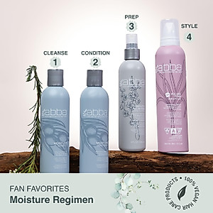 ABBA Moisture Shampoo, Olive Butter & Peppermint Oil, 32 Fl Oz