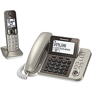 Panasonic KXTGF350N Dect 1-Handset Landline Telephone (Renewed)
